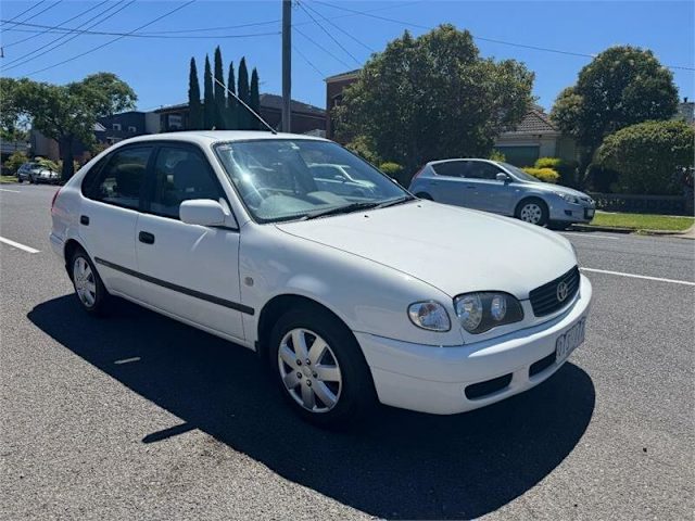 2000 Toyota Corolla AE112R Ascent Seca White 4 Speed Automatic Liftback ...