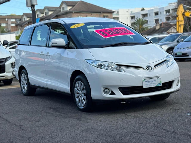 2017 Toyota Tarago ACR50R MY16 GLi White 7 Speed CVT Auto Sequential ...