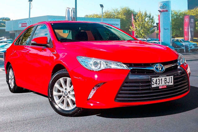 2016 Toyota Camry AVV50R Altise Red 1 Speed Constant Variable Sedan ...