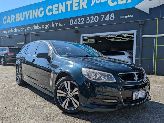 2013 Holden Commodore VF MY14 SV6 Sportwagon Dark Green 6 Speed Sports ...