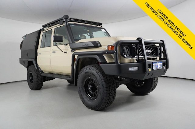 2024 Toyota Landcruiser 70 Series Vdjl79R LC79 GXL Sandy Taupe 5 Speed Manual Double Cab Chassis ...