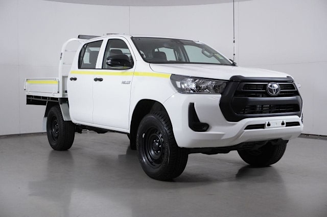 2022 Toyota Hilux Gun125r Workmate 4x4 White 6 Speed Automatic Double