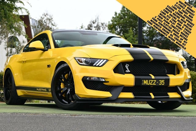 2016 Ford Mustang FM GT Fastback Yellow 6 Speed Manual FASTBACK - COUPE ...