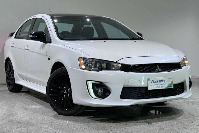 2017 Mitsubishi Lancer CF MY17 Black Edition White 6 Speed Constant ...