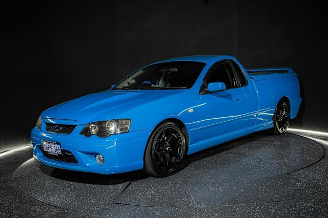 2007 Ford Falcon BF Mk II XR6 Turbo Ute Super Cab Blue 6 Speed Sports ...