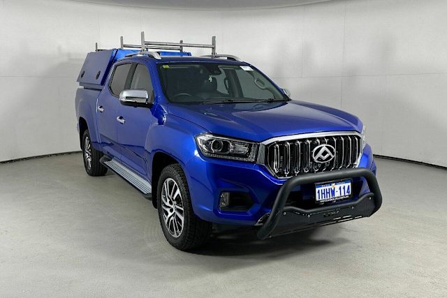 2021 LDV T60 SK8C MY21 Mega TUB (4x4) Blue 6 Speed Direct Shift Double ...