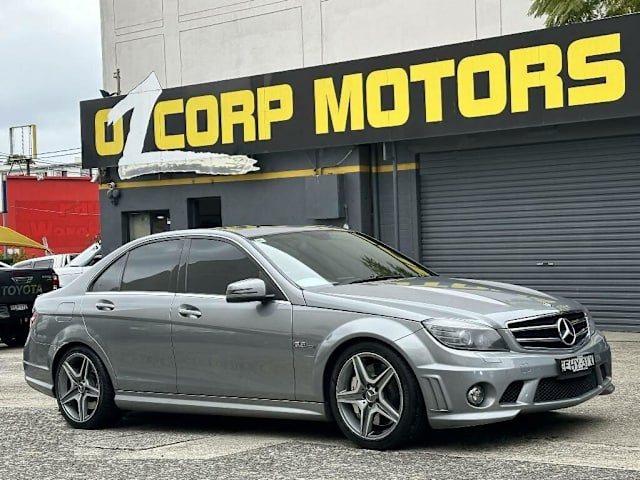 2009 Mercedes-Benz C63 W204 AMG Grey 7 Speed Automatic G-Tronic Sedan ...