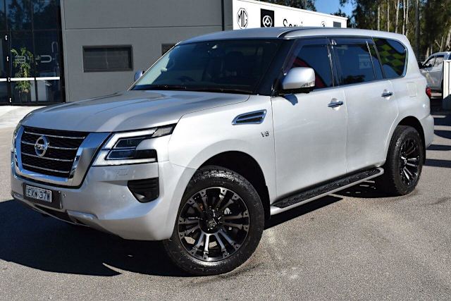 2020 Nissan Patrol Y62 Series 5 MY20 TI Silver 7 Speed Sports Automatic ...