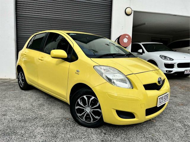 2008 Toyota Yaris NCP90R MY09 YR Yellow 5 Speed Manual Hatchback | Cars ...