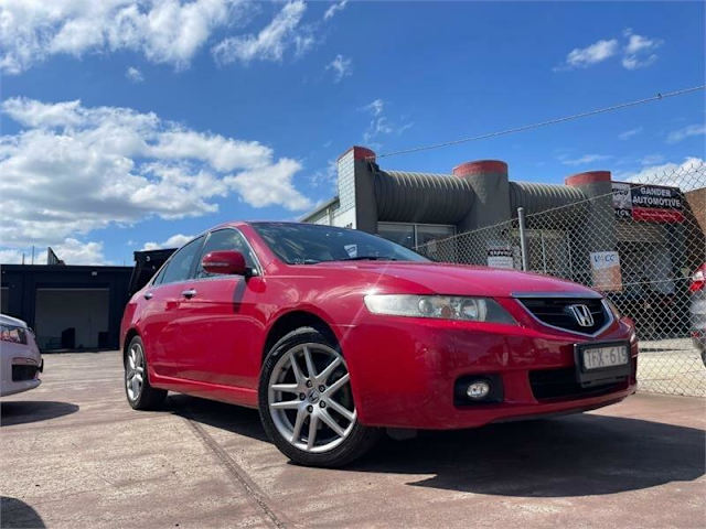 2005 Honda Accord Euro Luxury Red 5 Speed Sequential Auto Sedan | Cars ...