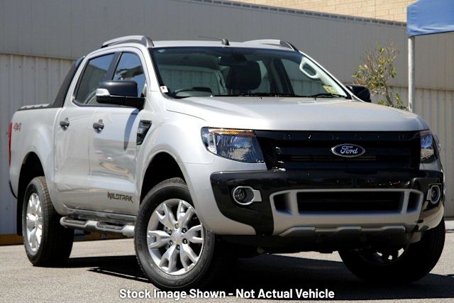 2014 Ford Ranger PX Wildtrak Double Cab Highlight Silver 6 Speed Sports ...
