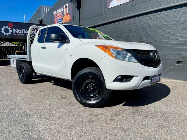 2015 Mazda BT-50 UP0YF1 XT Freestyle 4x2 Hi-Rider White 6 Speed Manual ...