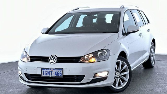 2016 Volkswagen Golf VII MY17 110TSI DSG Highline White 7 Speed Sports ...