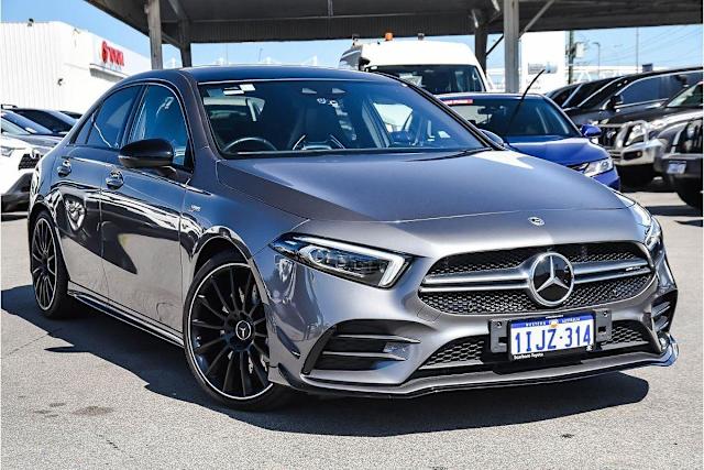 2022 Mercedes-Benz A-Class V177 A35 AMG Grey Steptronic Sedan | Cars ...
