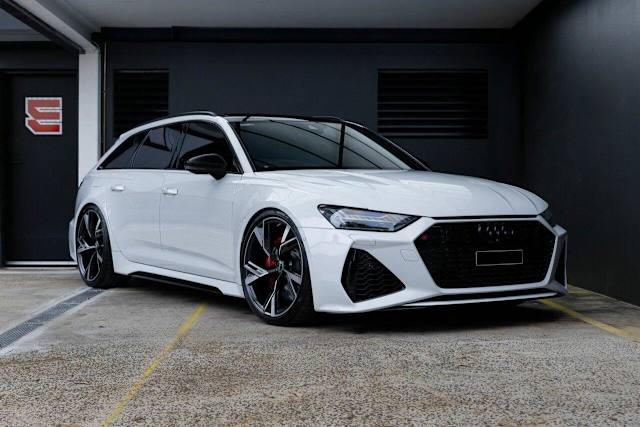 2021 Audi RS 6 AVANT 4.0 TFSI QUATTRO MHEV 4A MY21 White Automatic ...