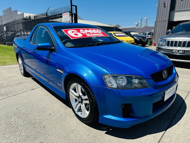 2009 Holden Commodore VE MY09.5 SV6 Voodoo Blue 6 Speed Manual Utility ...