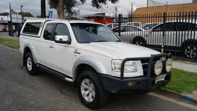 2007 Ford Ranger PJ XLT (4x4) White 5 Speed Automatic Super Cab Utility ...