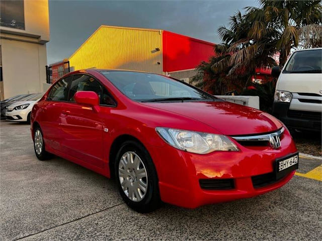 2008 Honda Civic 8th Gen MY08 VTi Red Automatic Sedan | Cars, Vans ...
