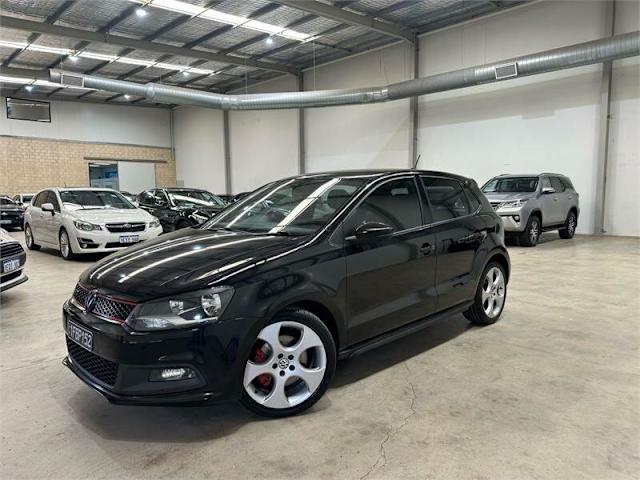 2012 Volkswagen Polo 6R MY12 GTi Black 7 Speed Auto Direct Shift ...