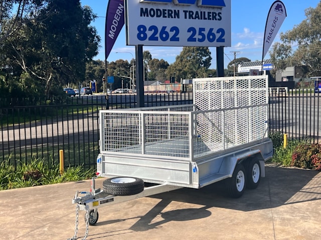 10x5 Premium Galvanized Caged Trailer with Ramp 2000KG ITS | Trailers ...