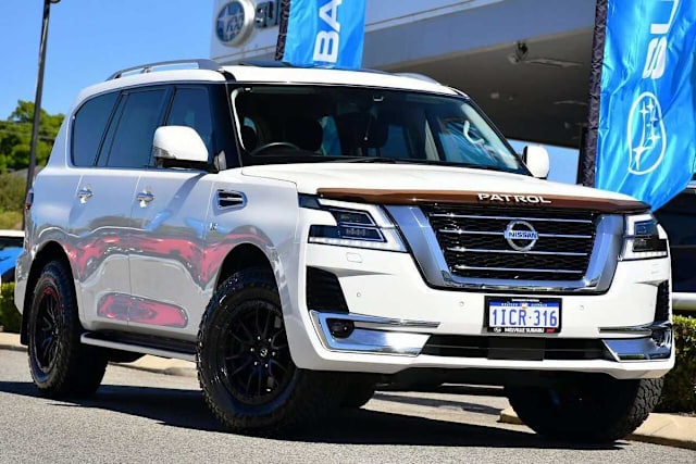 2021 Nissan Patrol Y62 MY21 TI-L White 7 Speed Sports Automatic Wagon ...