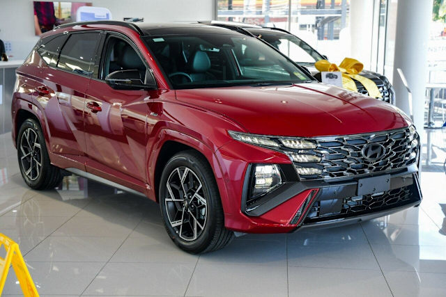 2024 Hyundai Tucson NX4.V3 MY25 Premium D-CT AWD N Line Red Metallic 7 ...