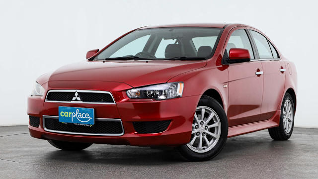 2013 Mitsubishi Lancer CJ MY14 LX Red 6 Speed Constant Variable Sedan ...