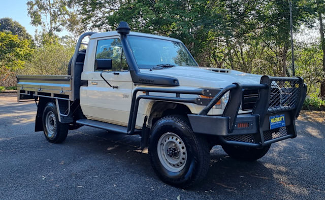 2019 TOYOTA LANDCRUISER VDJ79 4.5L 1VD V8 TURBO DIESEL 4X4 MANUAL UTE ...