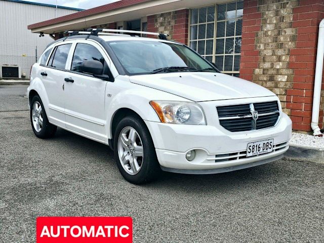 2007 Dodge Caliber PM SXT White 6 Speed Constant Variable Hatchback ...