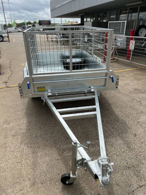 Brand New 6x4 Box Trailer With Removable Cage & Spare Wheel | Trailers ...