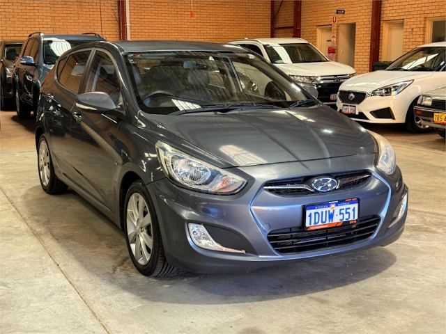 2012 Hyundai Accent RB Premium Grey 4 Speed Automatic Hatchback | Cars ...