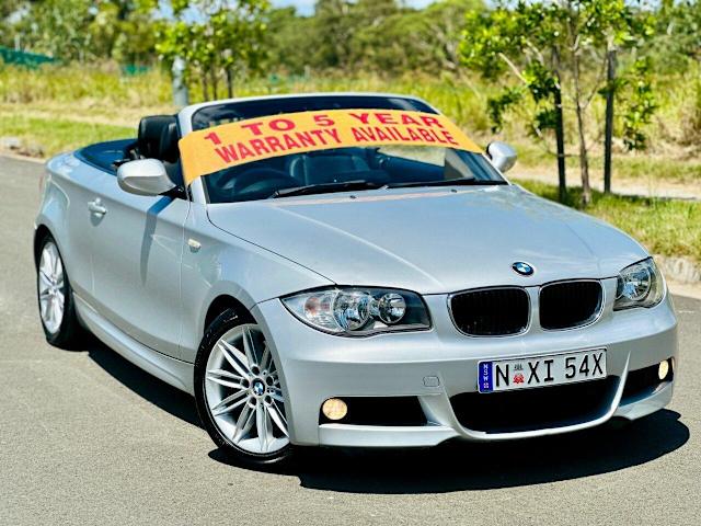 2010 BMW 123d E88 MY11 Silver, Chrome 6 Speed Automatic Convertible ...
