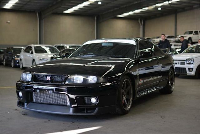 1995 Nissan Skyline HR33 GTR V-Spec Black Pearl 5 Speed Manual Coupe ...