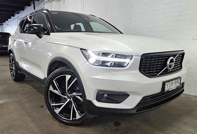 2019 Volvo XC40 XZ MY20 T5 AWD R-Design White 8 Speed Sports Automatic ...