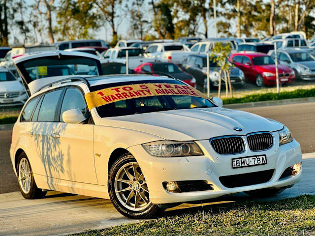 2010 BMW 320d E91 MY09 Executive Touring White 6 Speed Auto Steptronic ...