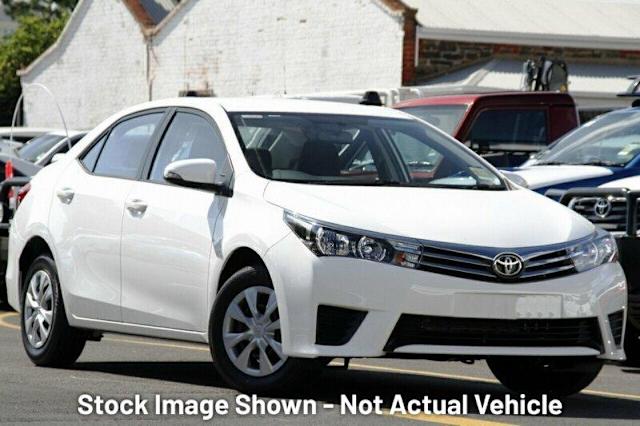 2014 Toyota Corolla ZRE172R Ascent S-CVT Glacier White 7 Speed Constant ...