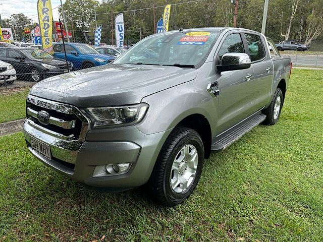 2017 Ford Ranger PX MkII 2018.00MY XLT Double Cab Silver 6 Speed Manual ...