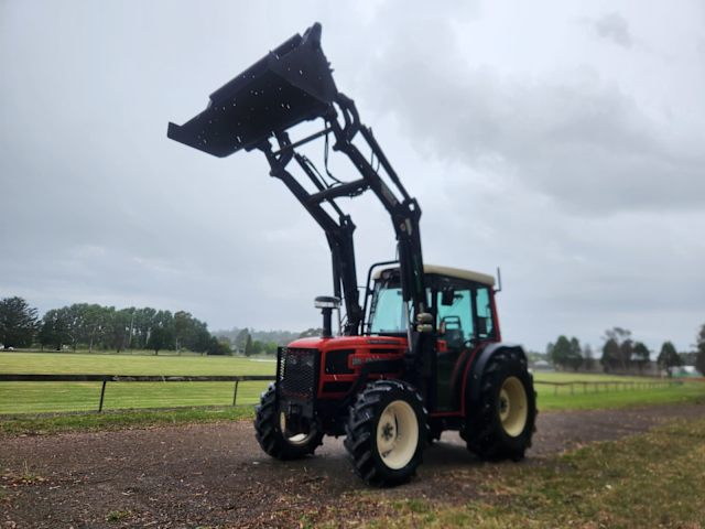 Same Frutteto 85 85Hp 4x4 Cab Tractor Loader 4in1 Bucket – 2380 hrs -Deutz Landini Holland ...