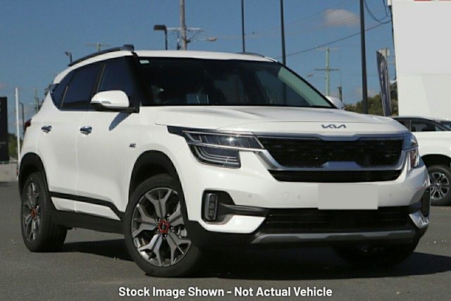 2022 Kia Seltos SP2 PE MY23 GT-Line AWD Snow White Pearl 8 Speed Sports ...