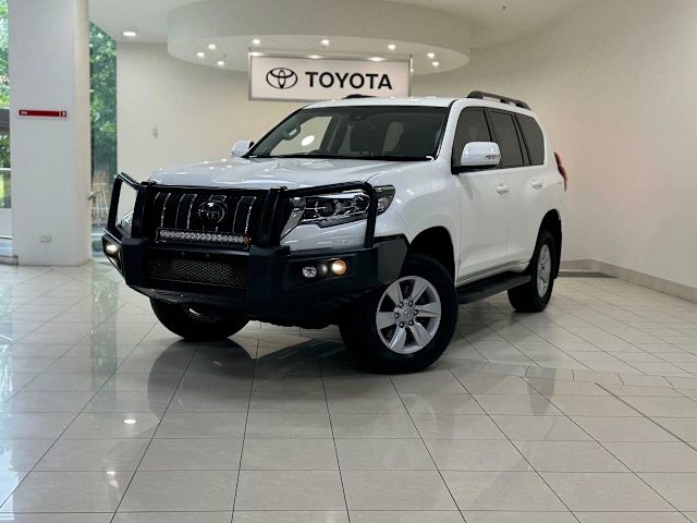 2023 Toyota Landcruiser Prado GDJ150R GXL Glacier White 6 Speed Sports ...
