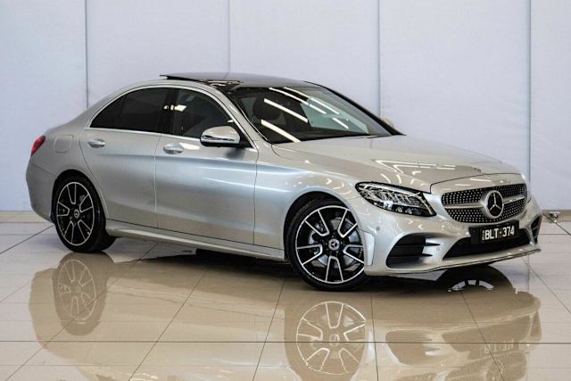 2020 Mercedes-Benz C-Class W205 801MY C300 9G-Tronic Silver, Chrome 9 ...