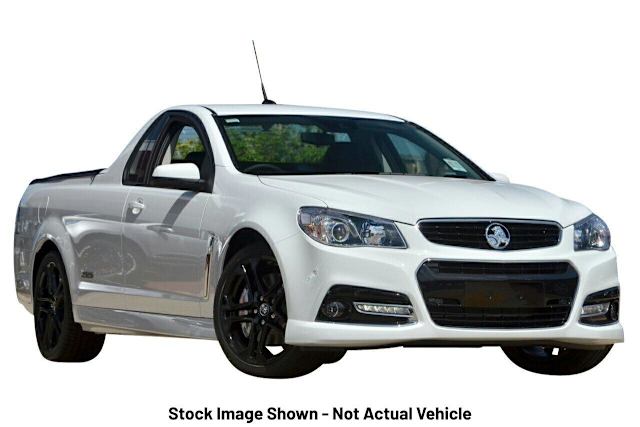 2015 Holden Ute VF MY15 SS V Ute Redline White 6 Speed Sports Automatic ...