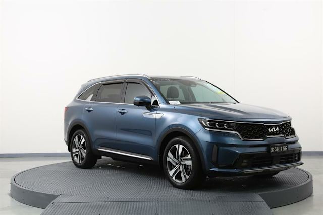 2022 Kia Sorento MQ4 MY22 GT-Line 7 Seat HEV FWD Mineral Blue 6 Speed ...