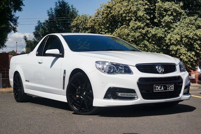 2015 Holden Ute VF MY15 SS Ute Storm White 6 Speed Sports Automatic ...