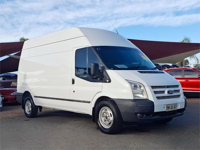 2013 Ford Transit VM MY13 350 High Roof LWB White 6 Speed Manual Van ...