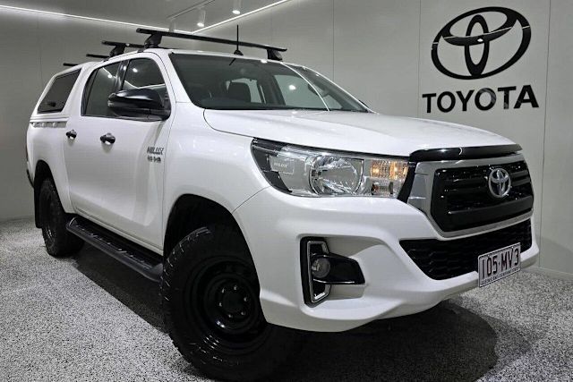 2018 Toyota Hilux GUN136R SR Double Cab 4x2 Hi-Rider White 6 Speed ...