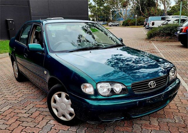 2000 Toyota Corolla AE112R Ascent Green 4 Speed Automatic Sedan | Cars ...
