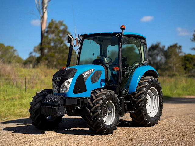 2019 LANDINI 4-100 100HP DIESEL 4X4 AWD FARM TRACTOR WITH FORK LIFT ...