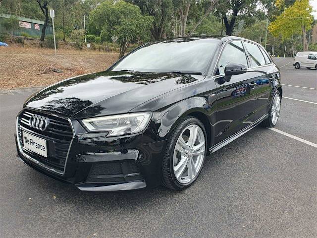 2020 Audi A3 8V MY20 35 TFSI S Line Plus Black 7 Speed Auto S-Tronic ...