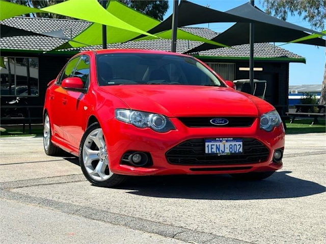 2012 Ford Falcon FG MK2 XR6 Red 6 Speed Auto Seq Sportshift Sedan ...